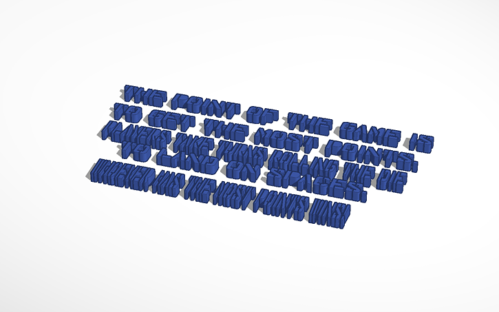 3D design tinkercad board game instructions page 2 - Tinkercad