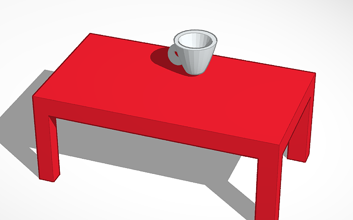 3D design TableModel - Tinkercad