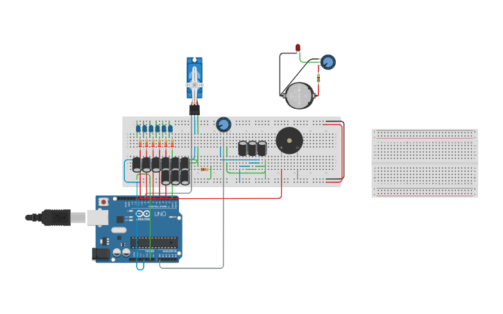 Circuit design Alarm clock - Tinkercad