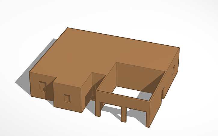 3D design Complex House - Tinkercad