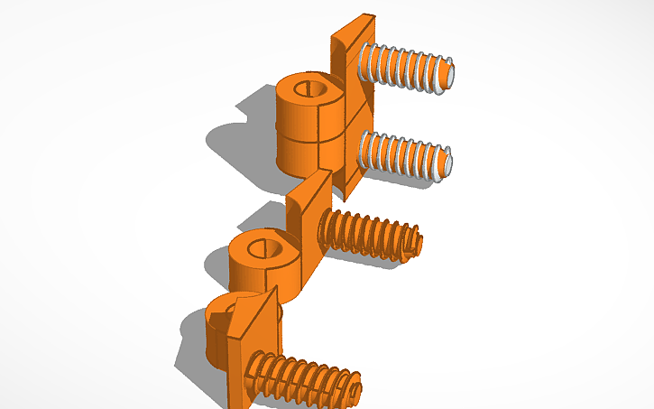 3D design hinge - Tinkercad