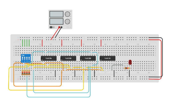 Circuit Design Problem 1 Combinational Logic Circuit Tinkercad