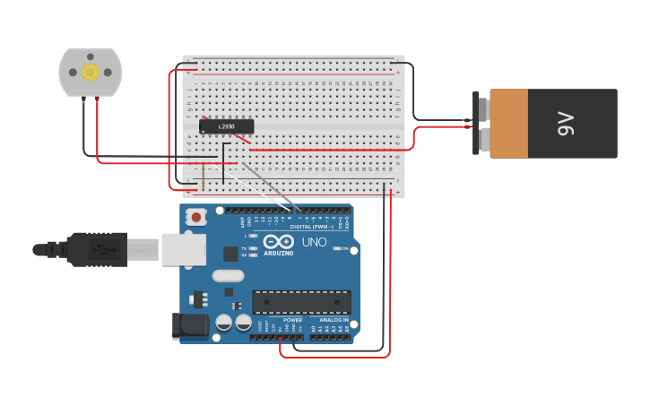 Circuit design P4_03 - Tinkercad