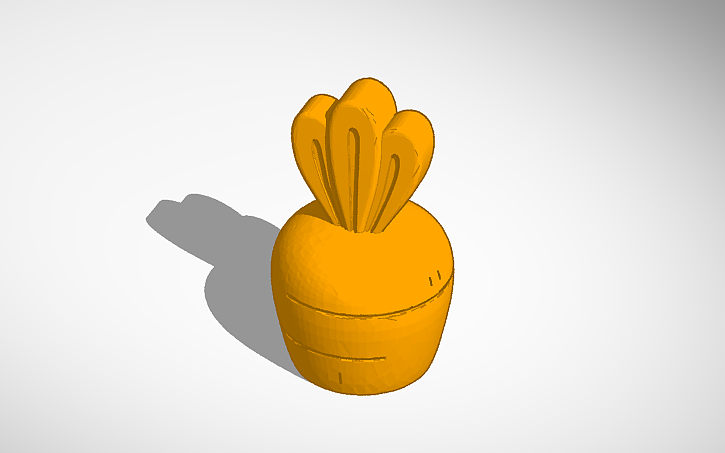 3D design Carrot - Tinkercad