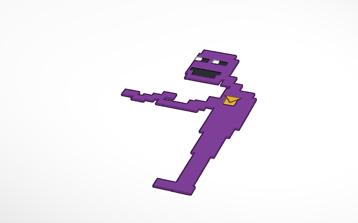 3D design Purple Guy - Tinkercad