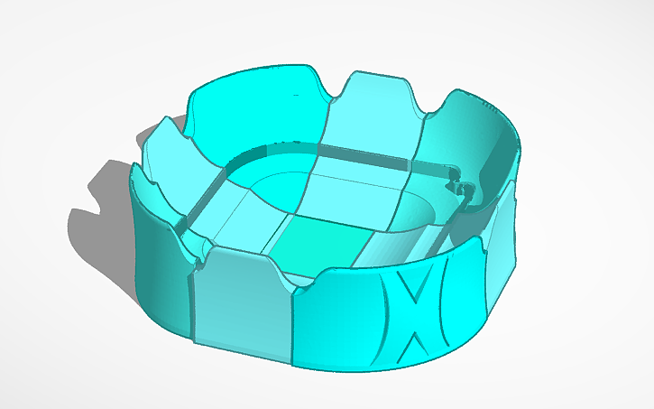 3D design Anime Beyblade X stadium - Tinkercad