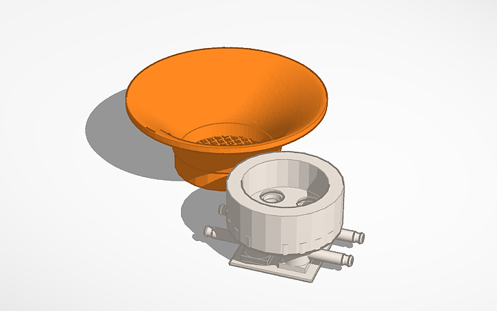 3D design venturi carburetor for engine - Tinkercad