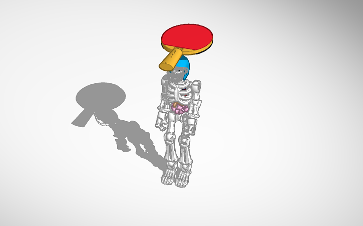 3D design Original realistic dummy - Tinkercad