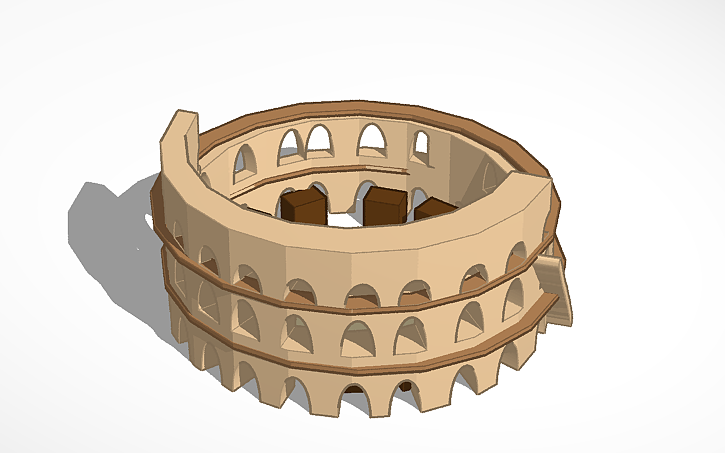 3D design Coliseum - Tinkercad