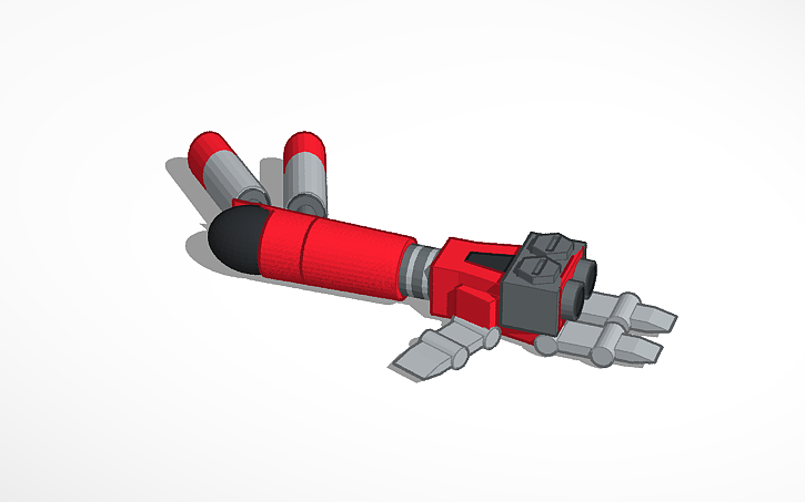 3D design ULTRAKILL V2's Hand/Red Arm - Tinkercad