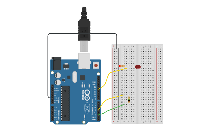 Circuit design Project 13 Touchy-feely Lamp - Tinkercad