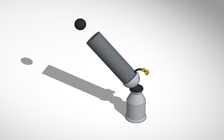 3D design Cannon - Tinkercad