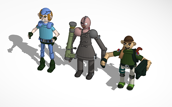 3D design Resident Evil - Tinkercad