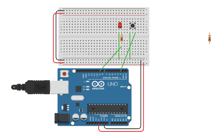Circuit design EX 1 - Tinkercad