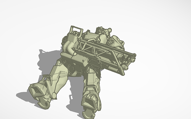 3D design T-60 Power Armor 2 - Tinkercad