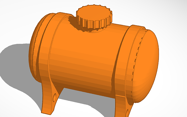 3D design Moon Style Tank 1/24 - Tinkercad