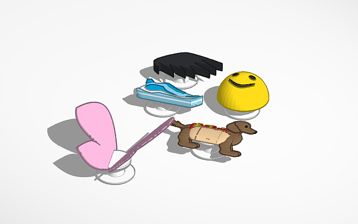 3D design shoe charms / crocs charms - Tinkercad