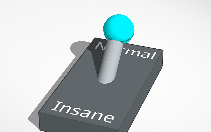 3D design My insane switch - Tinkercad