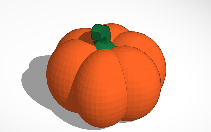 3D design Pumpkin - Tinkercad