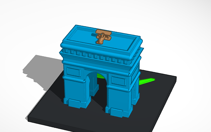 3D design french arc de triomphe william w - Tinkercad