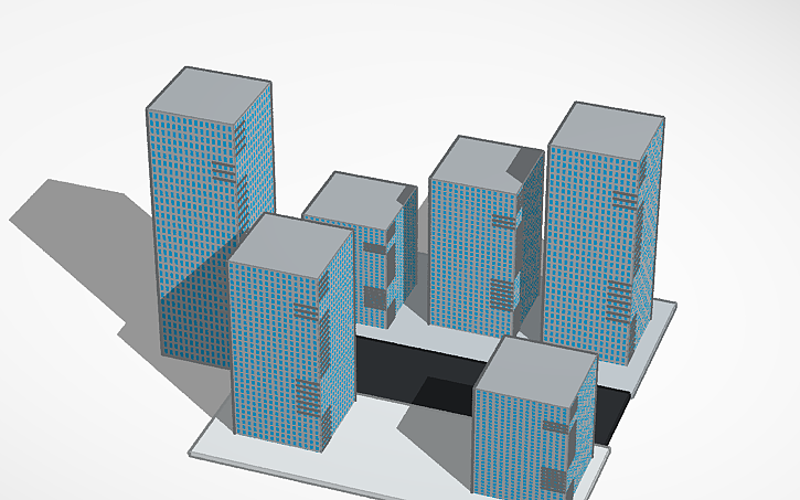 3D design Recorrido Dominic - Tinkercad