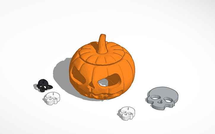 3D design HALLOWEEN!! - Tinkercad