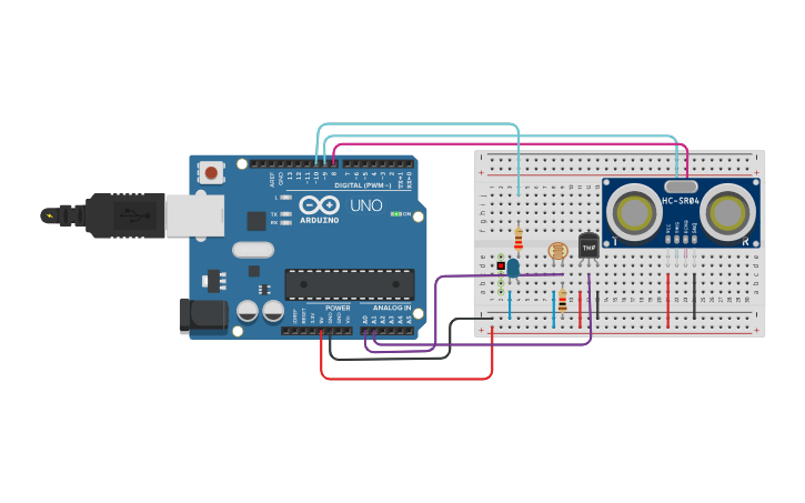 Circuit design Desafio 4 - Tinkercad