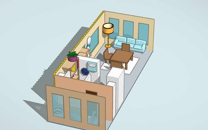 3D design Copy of Interior Design Challenge - Tinkercad