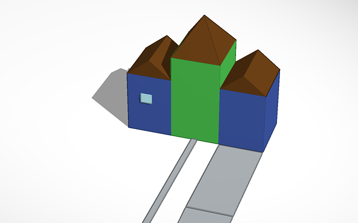 3D design mansion - Tinkercad