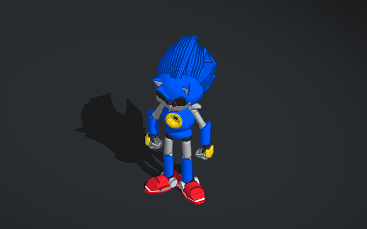 3D design Classic Metal Sonic - Tinkercad