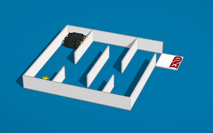 3D design Mecanum Wheel Robot (Keyboard Controlled) - Tinkercad