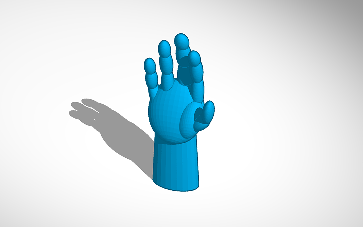 3D design Hand V2 - Tinkercad