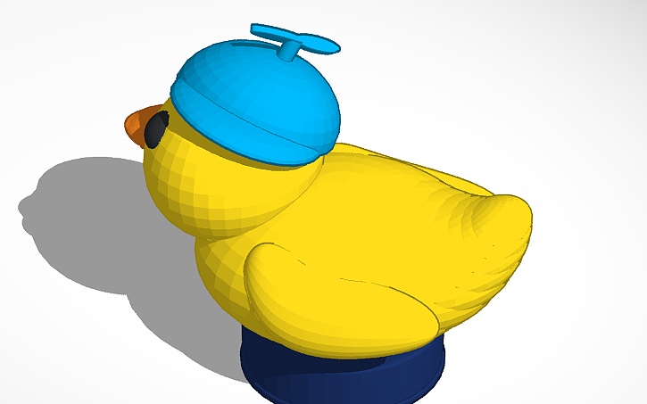 3D design duck duck - Tinkercad