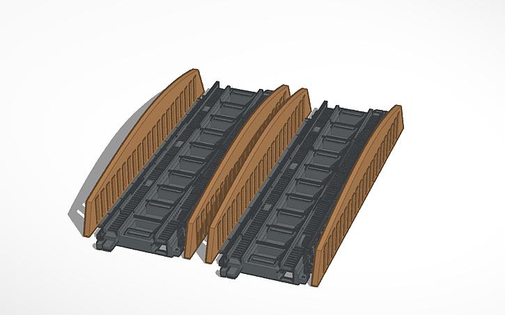 3D design Thomas TrackMaster Bouncy Track - Tinkercad