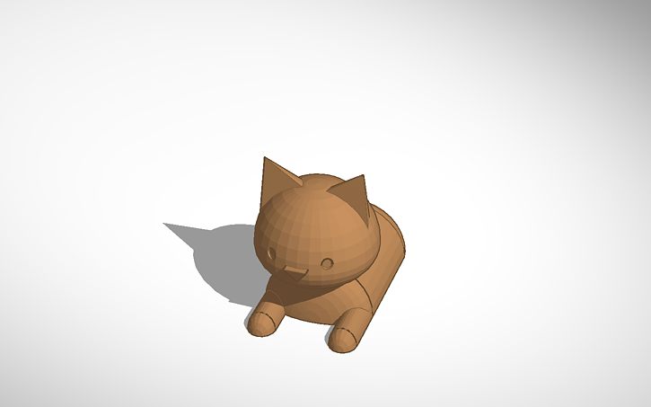 3D design Cat! - Tinkercad