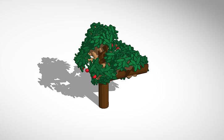 3D design apple tree. - Tinkercad