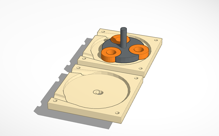 3D design Simple peristaltic pump - Tinkercad