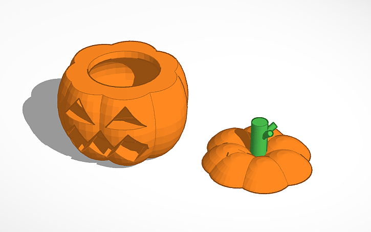 3D design Haloween - Tinkercad