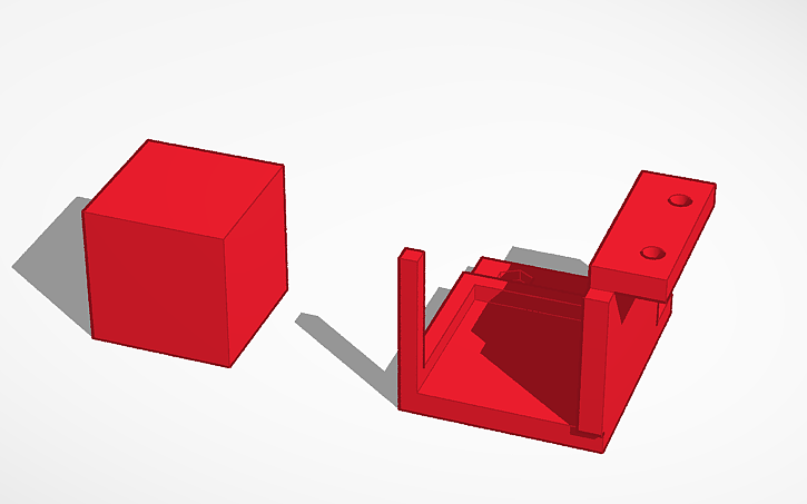 3D design drop box - Tinkercad
