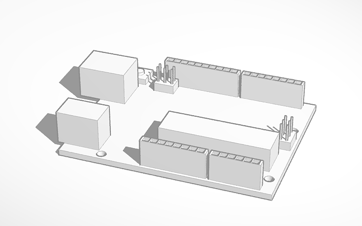 3D design Arduino uno - Tinkercad
