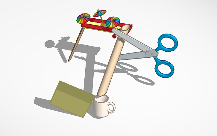 3D design Copy of Rube Goldberg Challenge - Tinkercad
