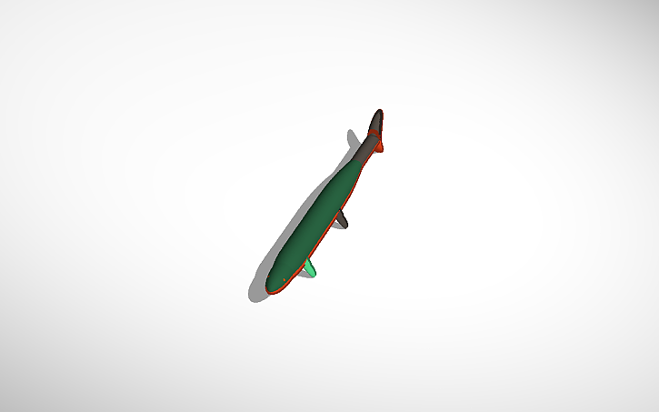 3D design Moanasaurus 2022 Redeseign - Tinkercad