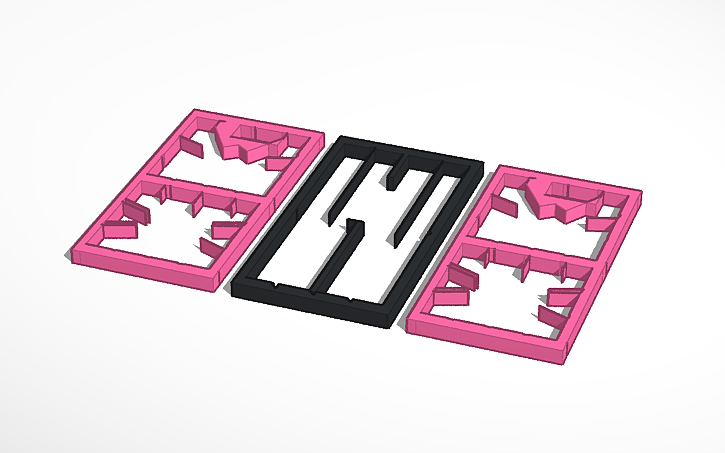 3D design Stove grates - Tinkercad