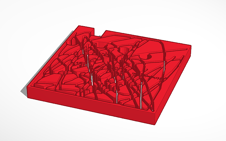 3D design maze - Tinkercad