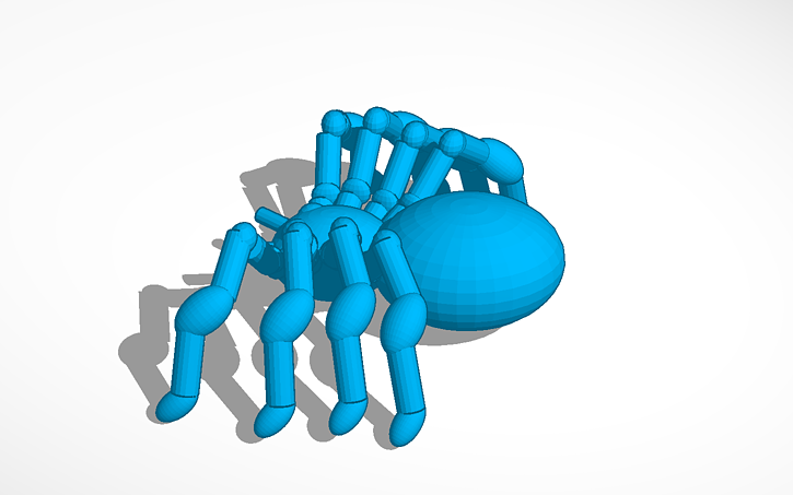3D design Spider - Tinkercad
