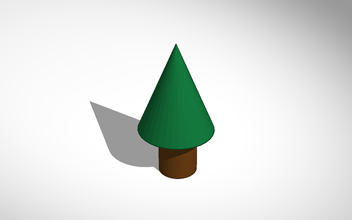 3D design tree - Tinkercad