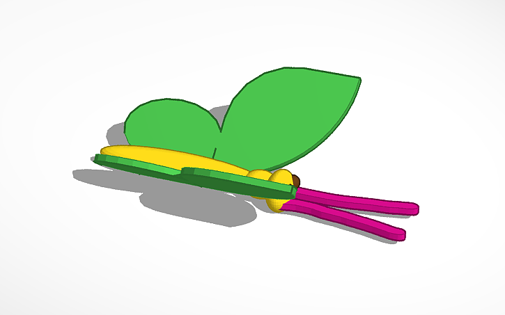 3D design Butterfly - Tinkercad