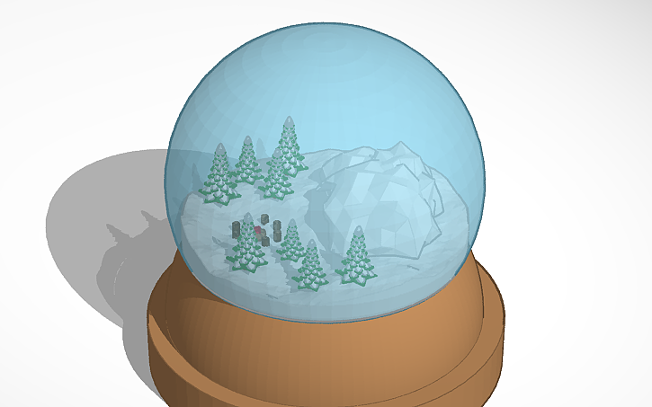 3D design Snow Globe - Tinkercad