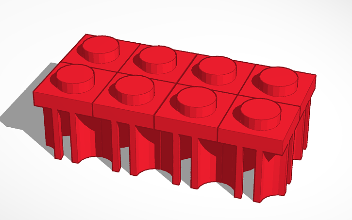 3D design lego bricks emlyon - Tinkercad