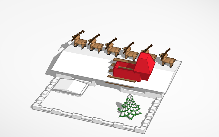 3D design Chrismas - Tinkercad